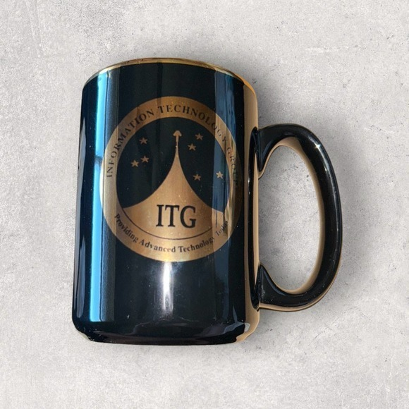 ITG | Dining | Itg Information Technology Group Black And Gold Coffee ...